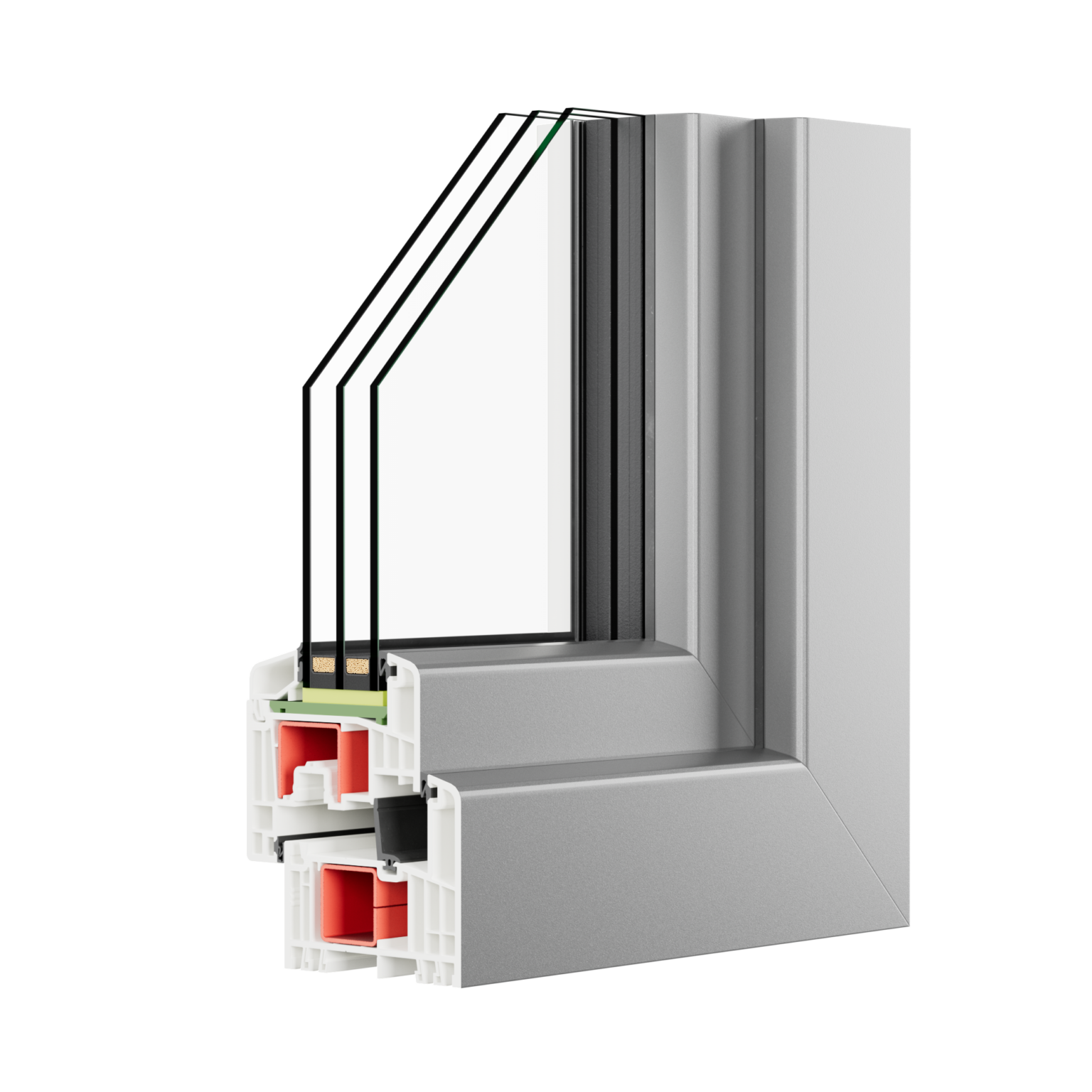 Okna PCV Viva 83 Acrylcolor I Filplast